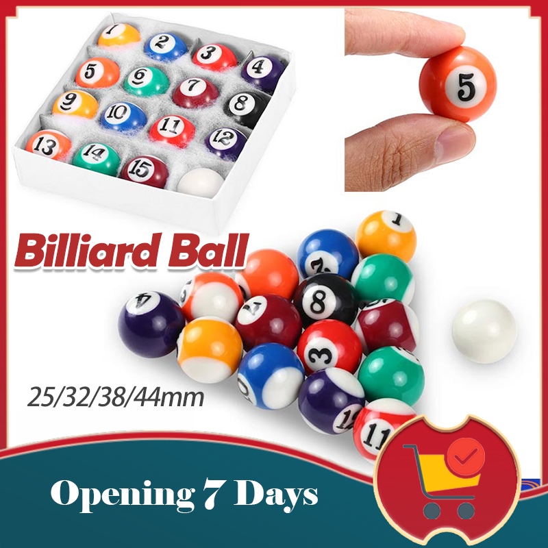 Mini Pool Ball 25/32/38/57mm Plastic Table Balls Set Children Billiards ...
