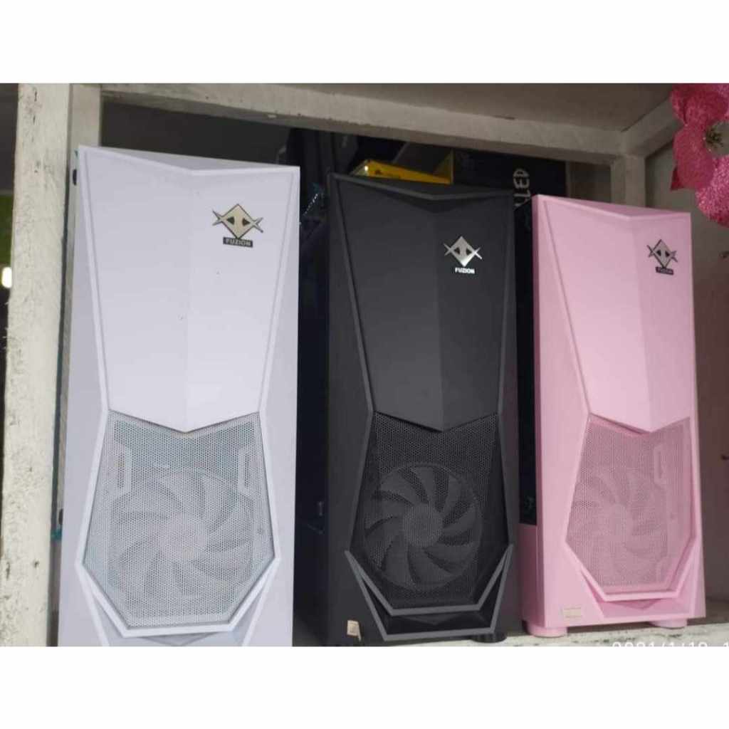 fuzion hela gaming case pink and black | Shopee Philippines