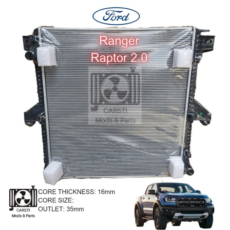 Radiator Ford Ranger Raptor 2.0 2019-2022 Manual Automatic | Shopee ...
