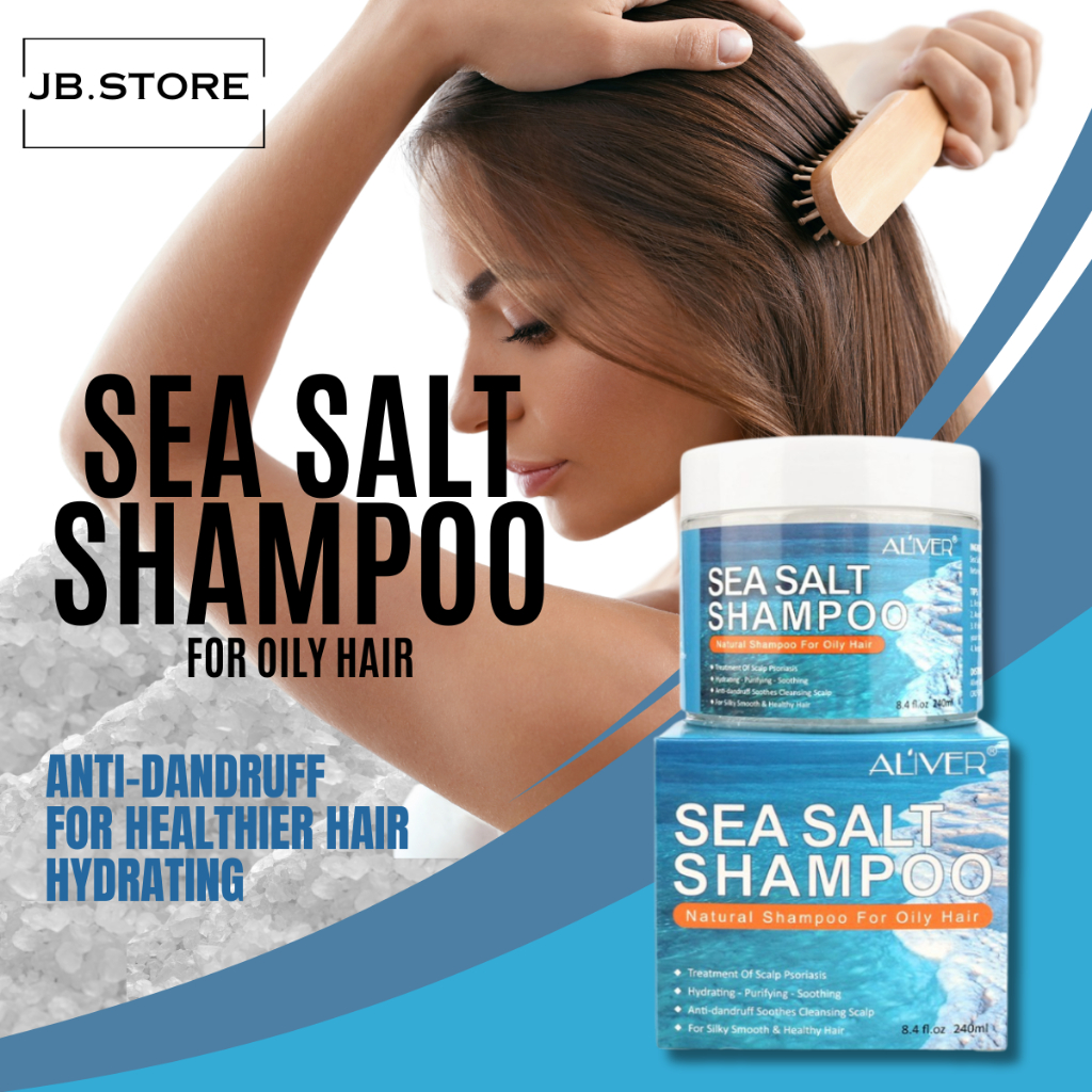 Sea Salt Shampoo Anti Dandruff Hair Treatment Shampoo 200g | Shopee ...