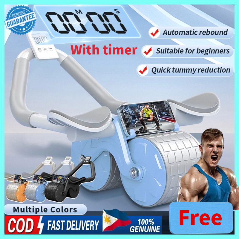 【Good quality】 abdominal wheel roller Support Rebound Exercise Roller ...