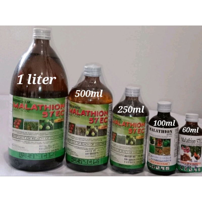 Wellchem Malathion 57EC Insecticide available in 1liter, 500ml, 250ml ...
