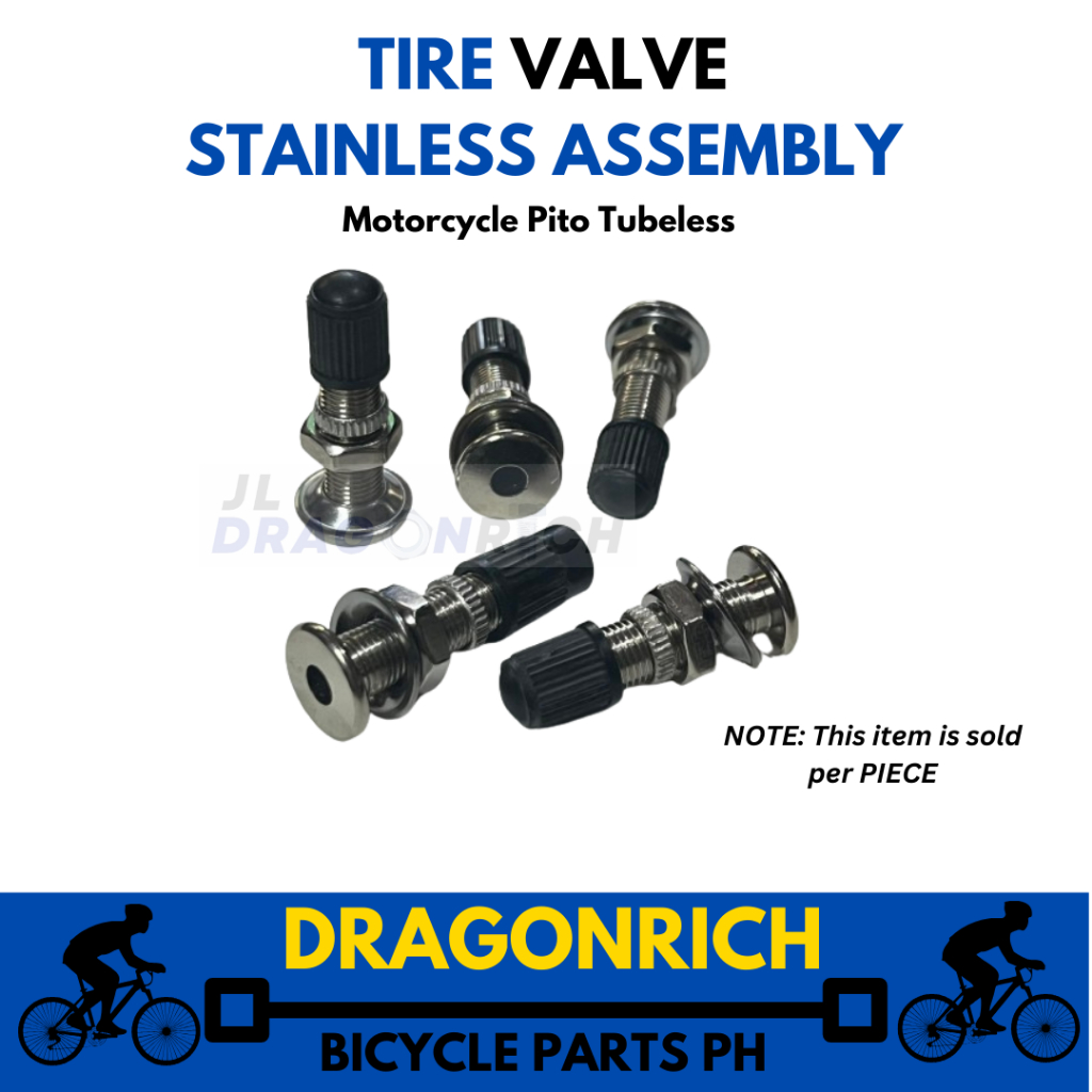 Motorcycle Pito Tubeless tire valve stainless assembly | Shopee Philippines