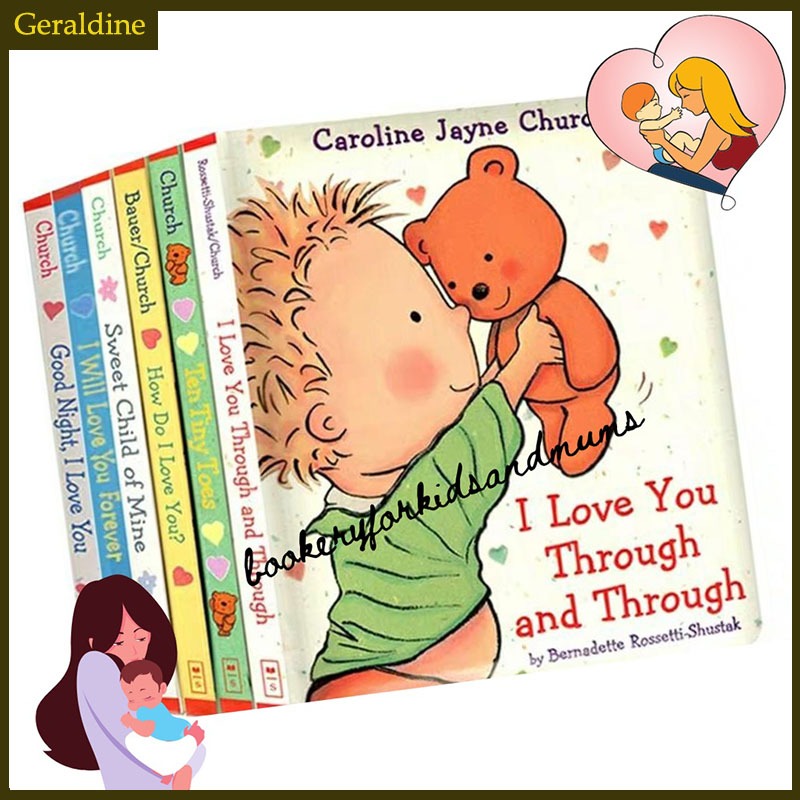 6 Book/set I Love You Through And Through/Ten Tiny Toe Love Good Night ...