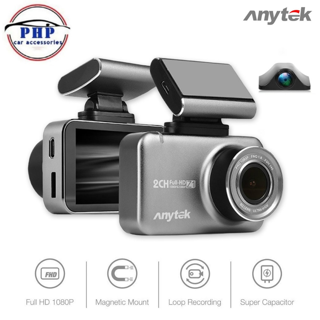 Anytek Z1 Car Camera DVR 1080P FHD Dash Cam Touch Screen Wifi Driving ...