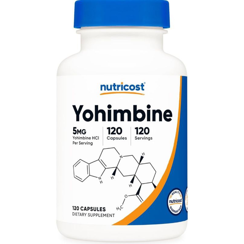 Nutricost Yohimbine 5mg, 120 Capsules Expiration date:09/2026 | Shopee ...