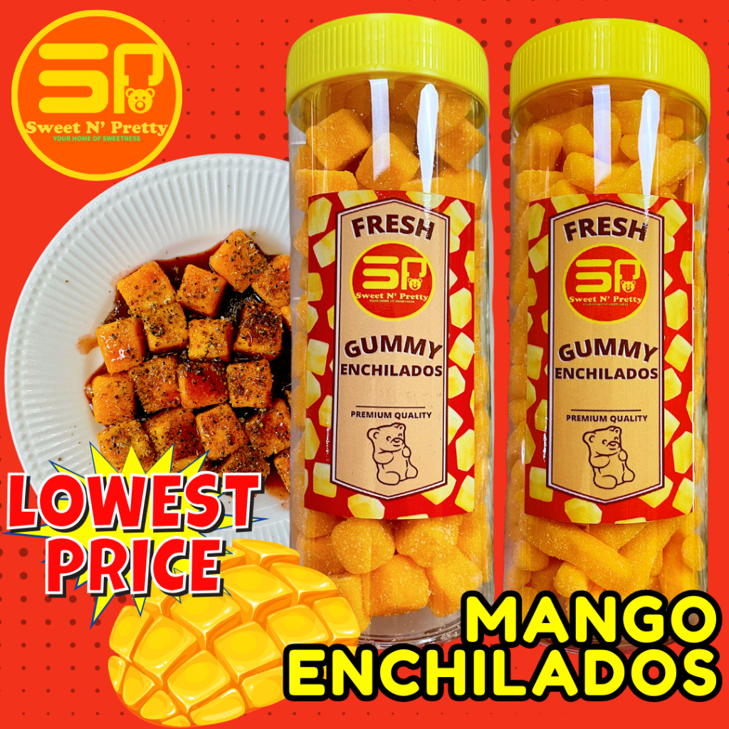 MANGO ENCHILADOS - Special Gummy Snack Sour, Salty, Sweet and Spicy ...
