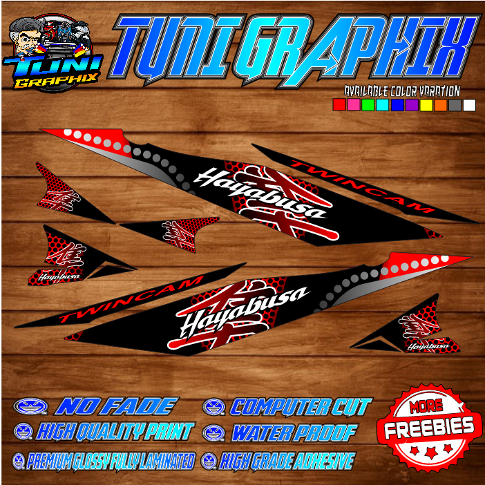 Suzuki Raider 150 1st Gen Decal ( HAYABUSA Stock Design ) W/ FREEBIES ...