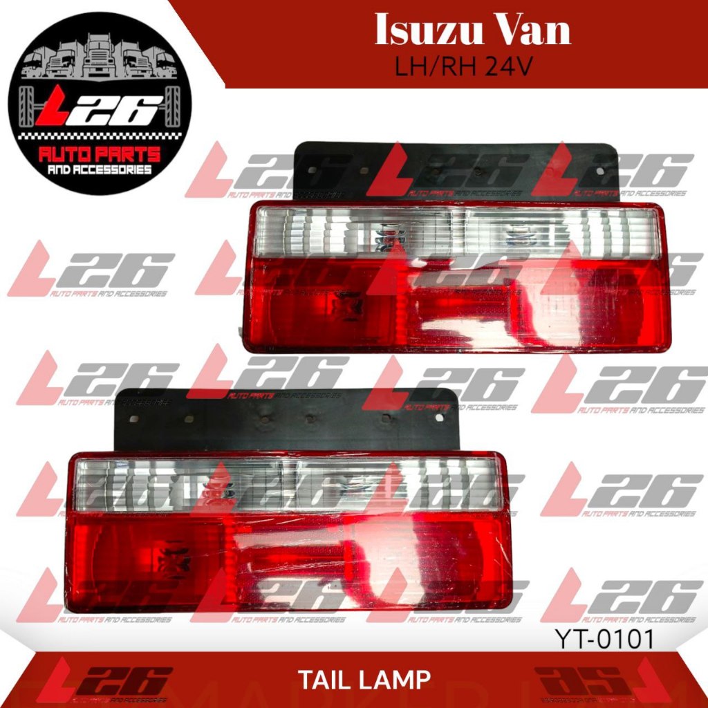 UNIVERSAL TAIL LIGHT ASSEMBLY FOR TRUCK VAN JEEPNEY ISUZU VAN YT-0101 ...