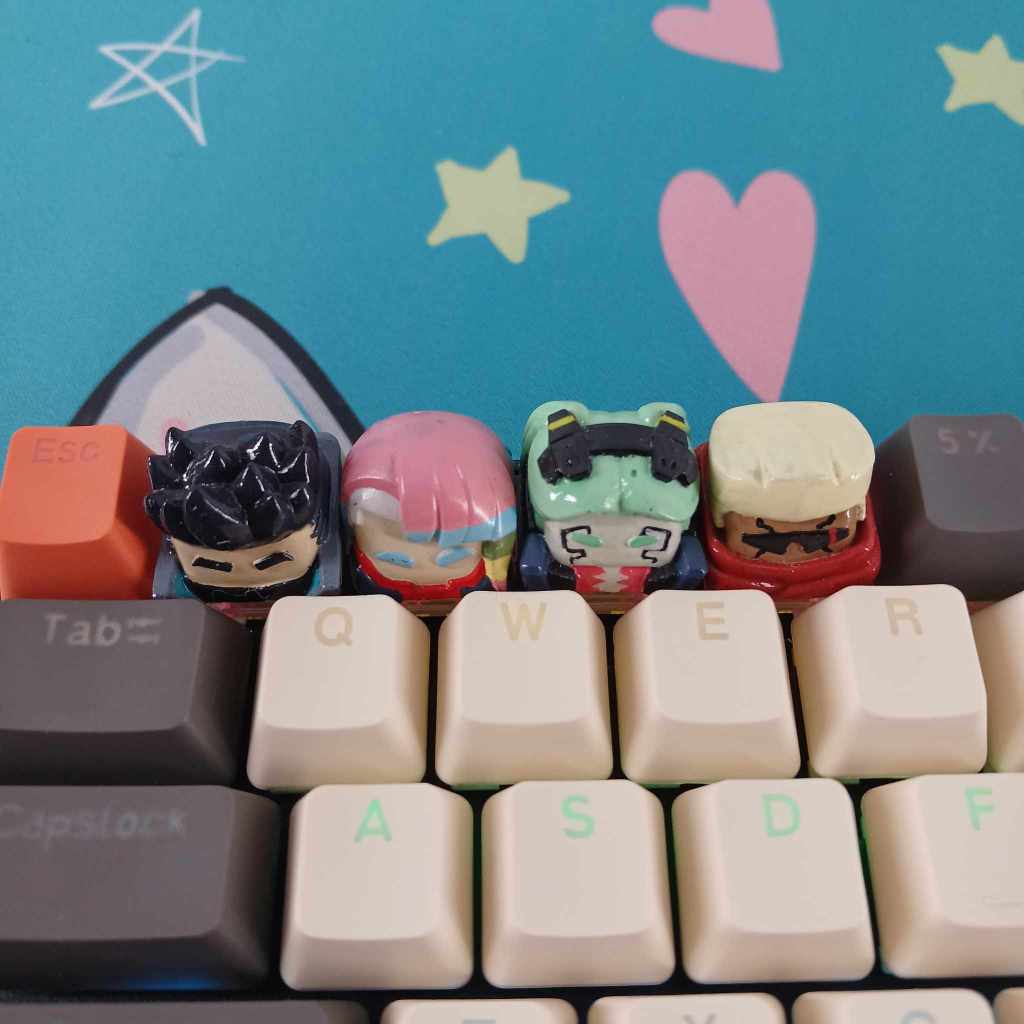 Cyberpunk: Edge Runners Printed Resin Keyboard caps (Keycaps) | Shopee ...