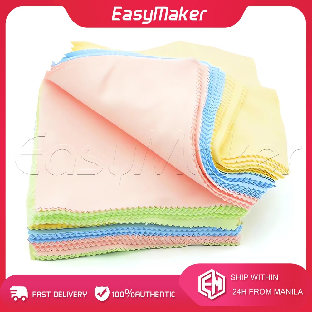 Microfiber Cleaning Cloths Multicolor Glasses Cleaning Cloth for ...