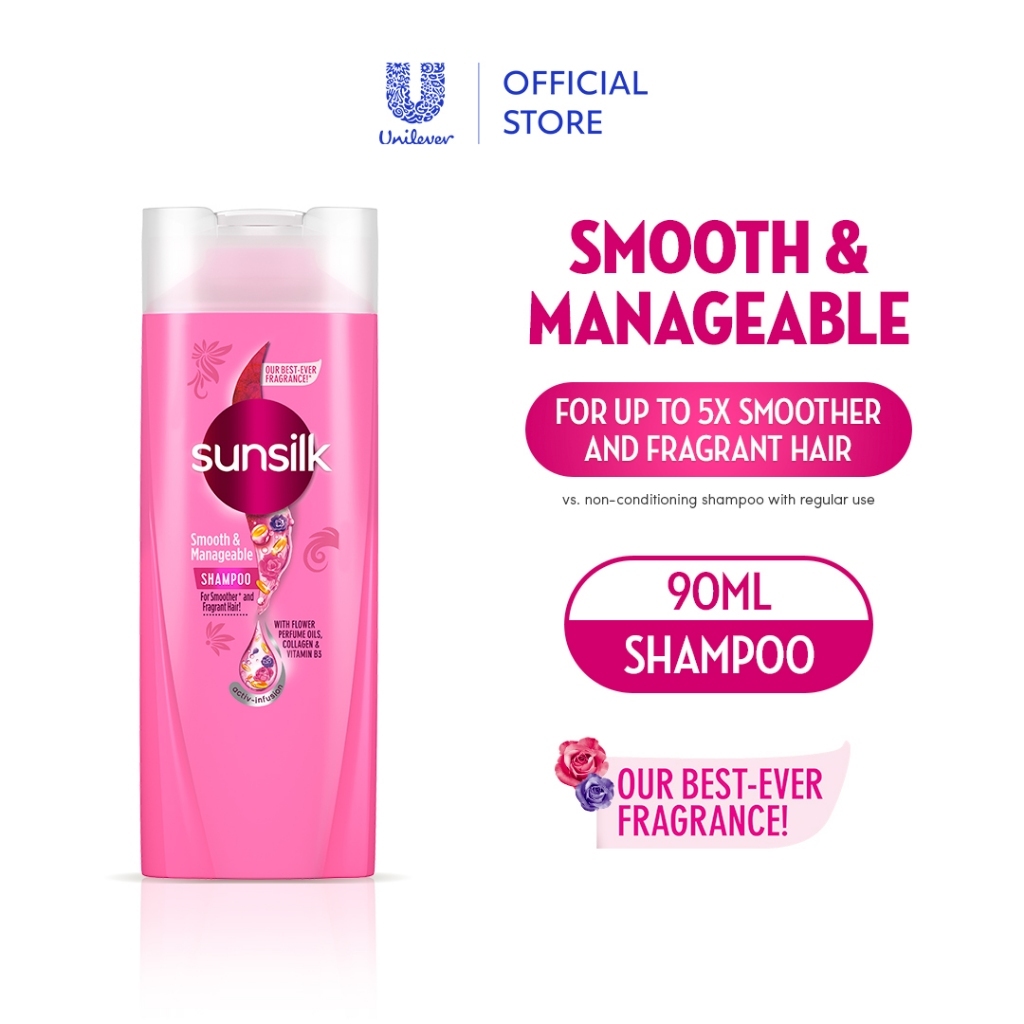 Sunsilk Shampoo Smooth & Manageable 90ML | Shopee Philippines