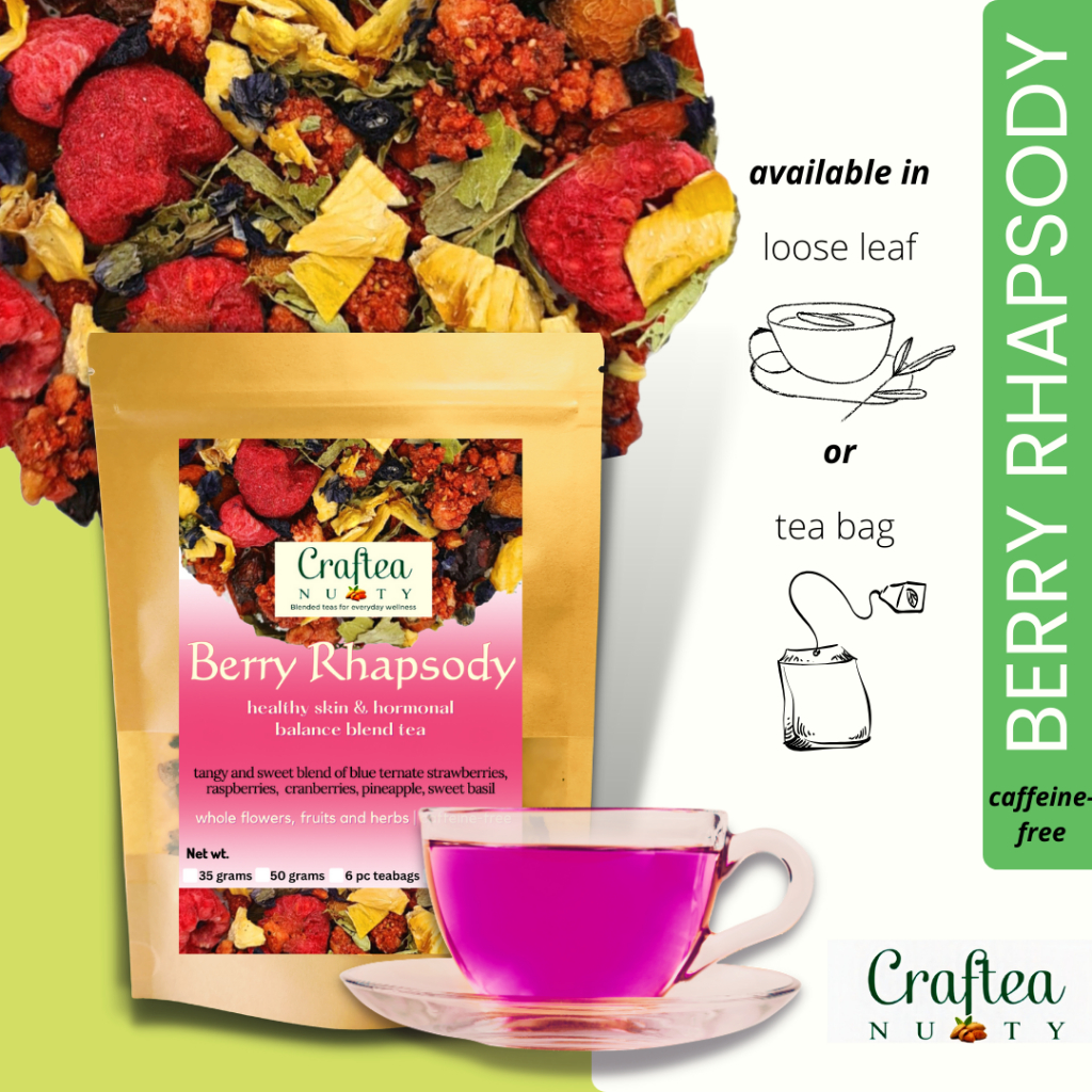 Loose Leaf Tea Blend | Berry tea Strawberry Raspberry pineapple | BERRY ...