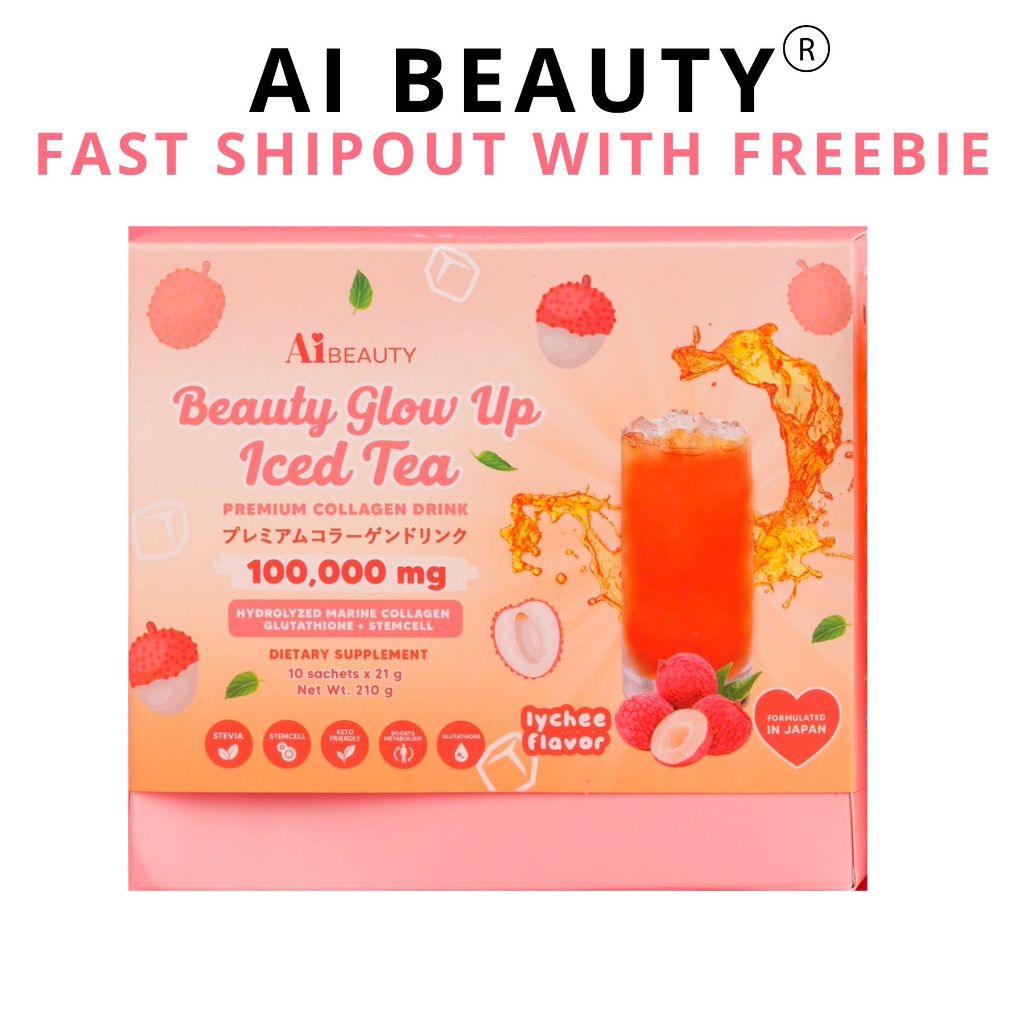 AiBeauty Ph Glow Up Iced Tea Collagen Lychee Beauti Drink Collaskin ...
