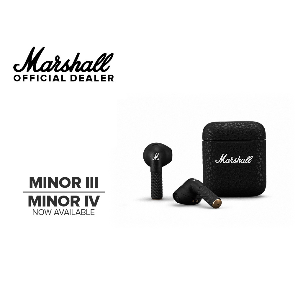 Marshall Minor III / Minor IV with 25 hours playtime wireless earbuds ...