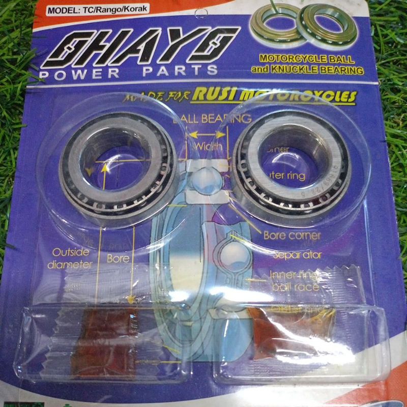 Knuckle Bearing TC/ korak/ Rango / Classic 250 /Classic 250 Fi (RUSI ...