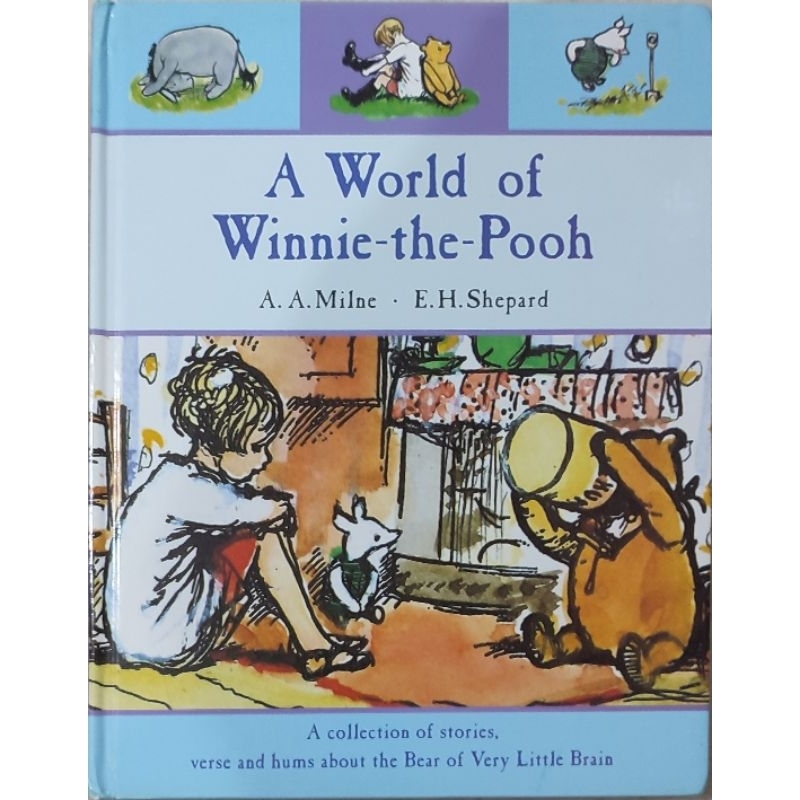 RARE BOOKS A WORLD OF WINNIE THE POOH BY AA MILNE HARDCOVER | Shopee ...