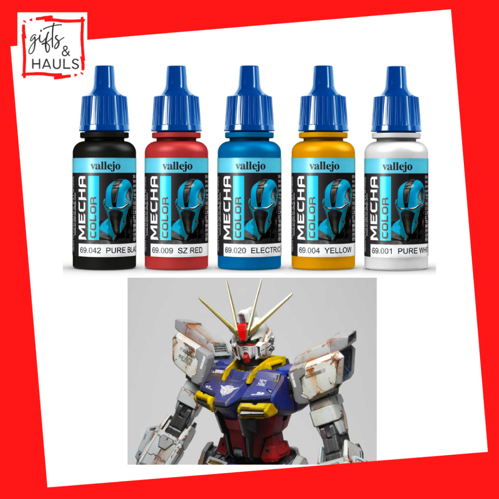 Vallejo Mecha Color Acrylic Paint (17ml ea) for Miniature and Model ...