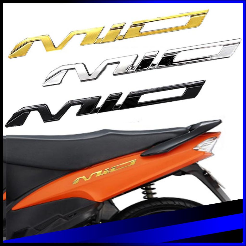 Yamaha Mio Stock Emblem 3d embossed Logo Emblem for Mio sporty 125 ...