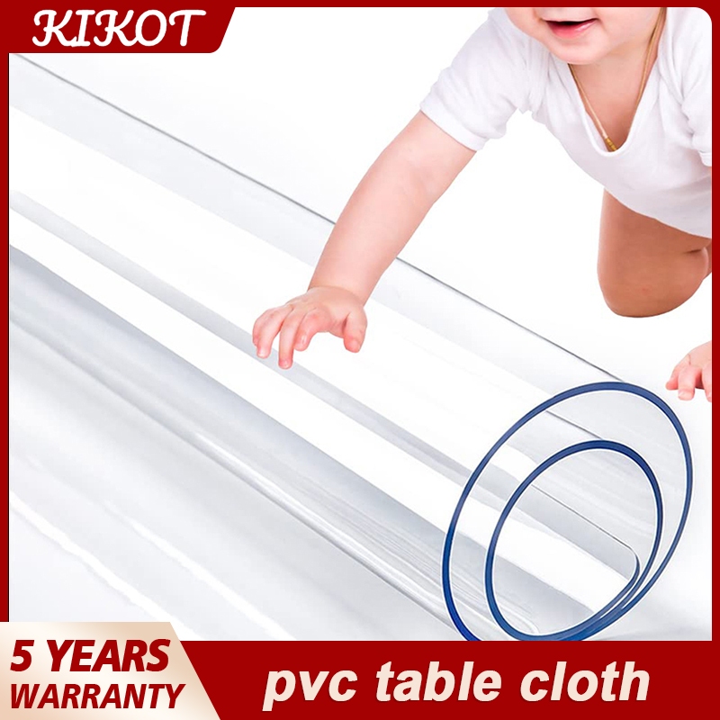 KIKOT Waterproof Plastic Table Cover Makapal PVC Table Cover ...