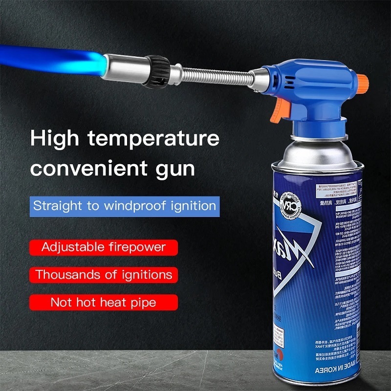 1Pcs Metal Flame Gun Welding Gas Torch with Hose Spray Head 1300 Degree ...