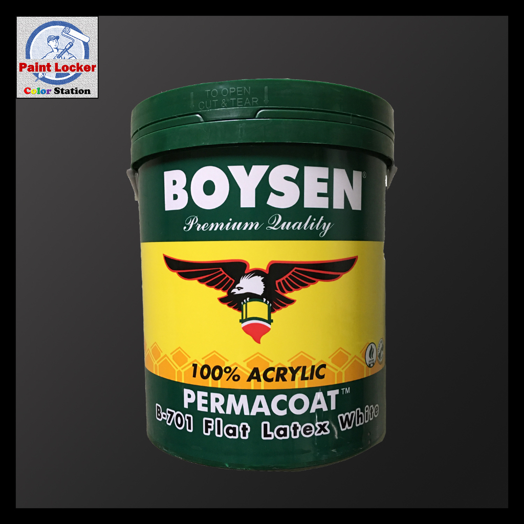 Boysen Flat Latex White - 4 Liters | Shopee Philippines