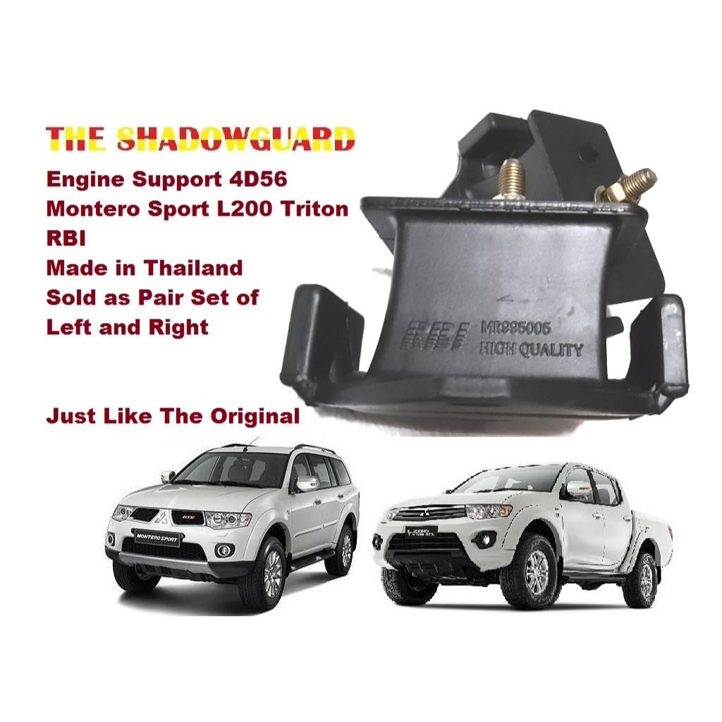 Engine Support 2PC Mitsubishi Montero Sport Triton Strada RBI | Shopee ...