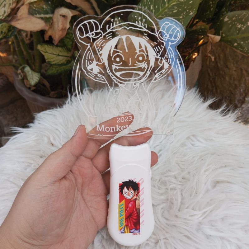 ONE PIECE Monkey D. Luffy Acrylic Light Stick | Shopee Philippines