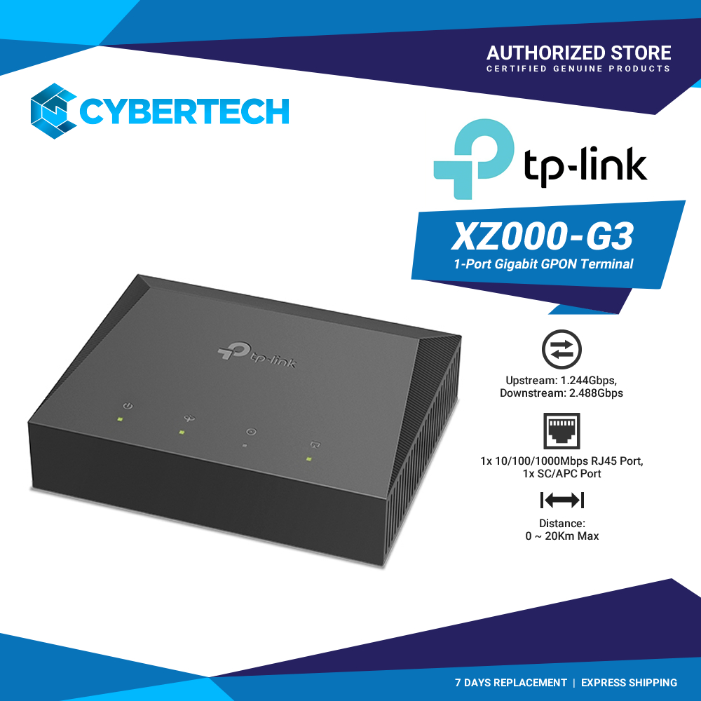 Tp-Link XZ000-G3 1-Port Gigabit GPON Terminal | Shopee Philippines