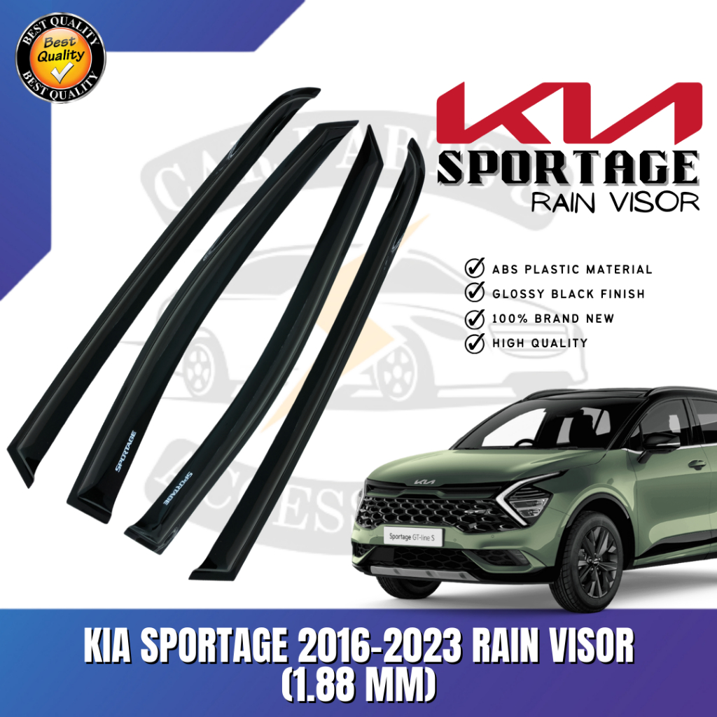 CPA KIA SPORTAGE 2016 2017 2018 2019 2020 2021 2022 2023 RAIN VISOR ...