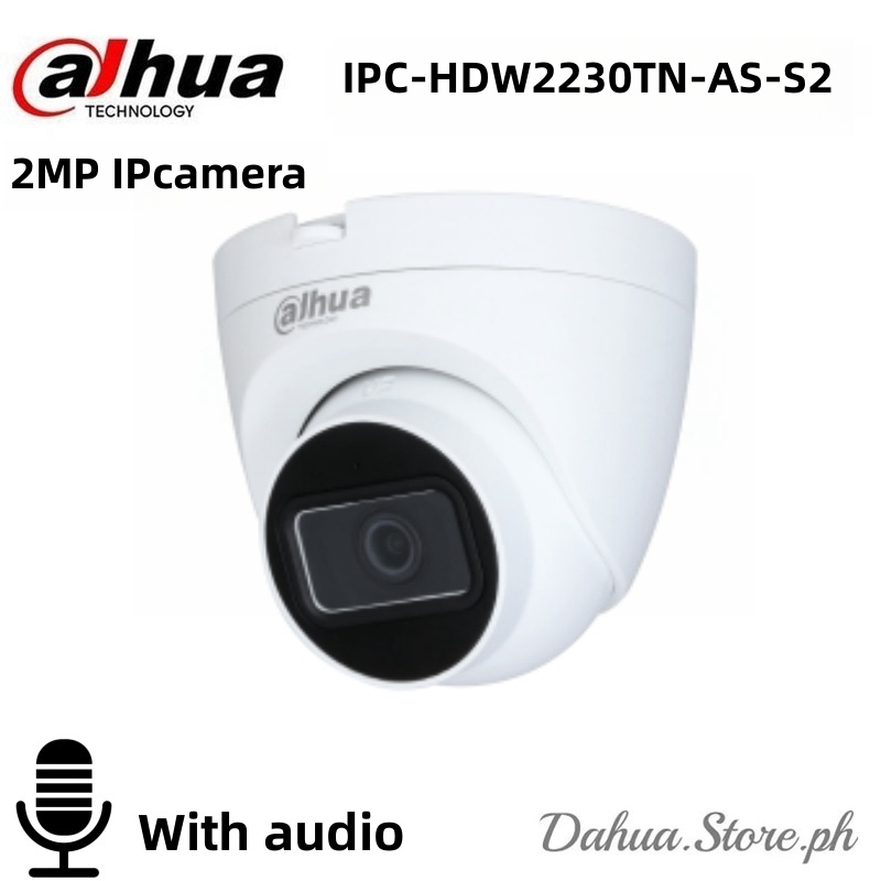 2MP Lite IR Fixed-focal Eyeball Network Camera Outdoor Weatherproof IP Camera With audio POE ...