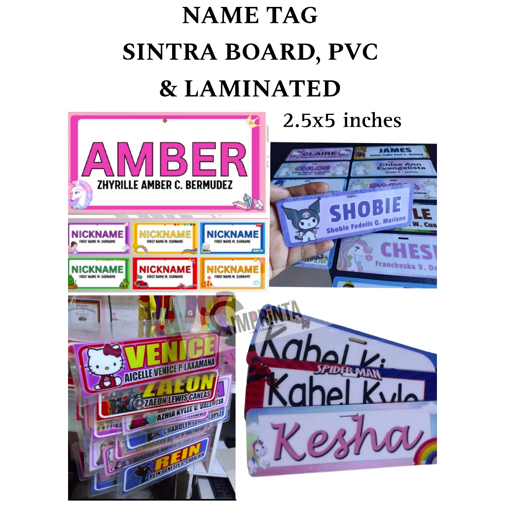 Personalized School Name Tag | Shopee Philippines