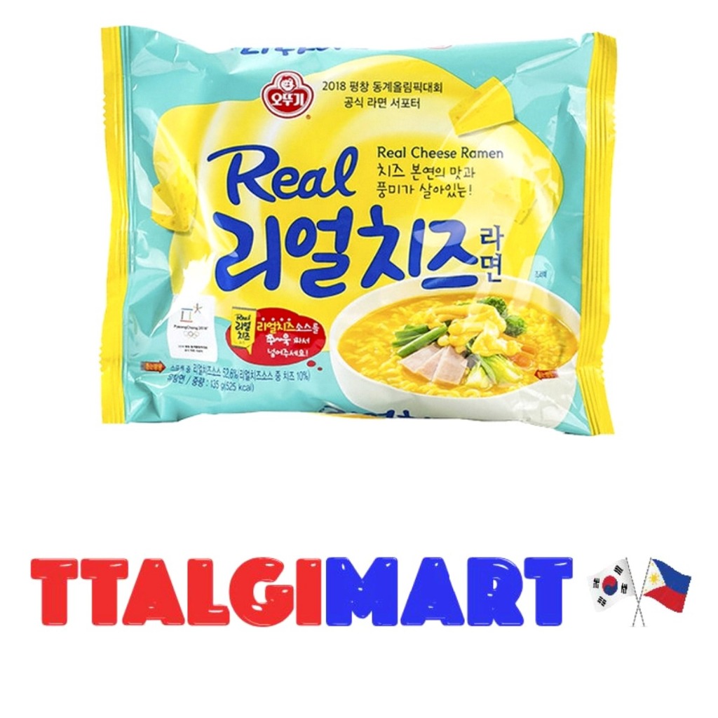 OTTOGI REAL CHEESE RAMEN 135G | Shopee Philippines
