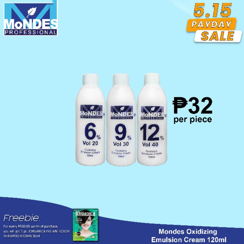 MONDES OXIDIZING EMULSION CREAM 120ML | Shopee Philippines