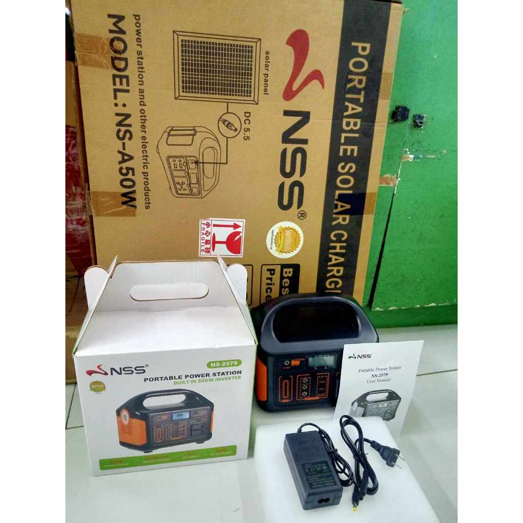 NSS SOLAR POWER STATION 300W NS-2579 | Shopee Philippines