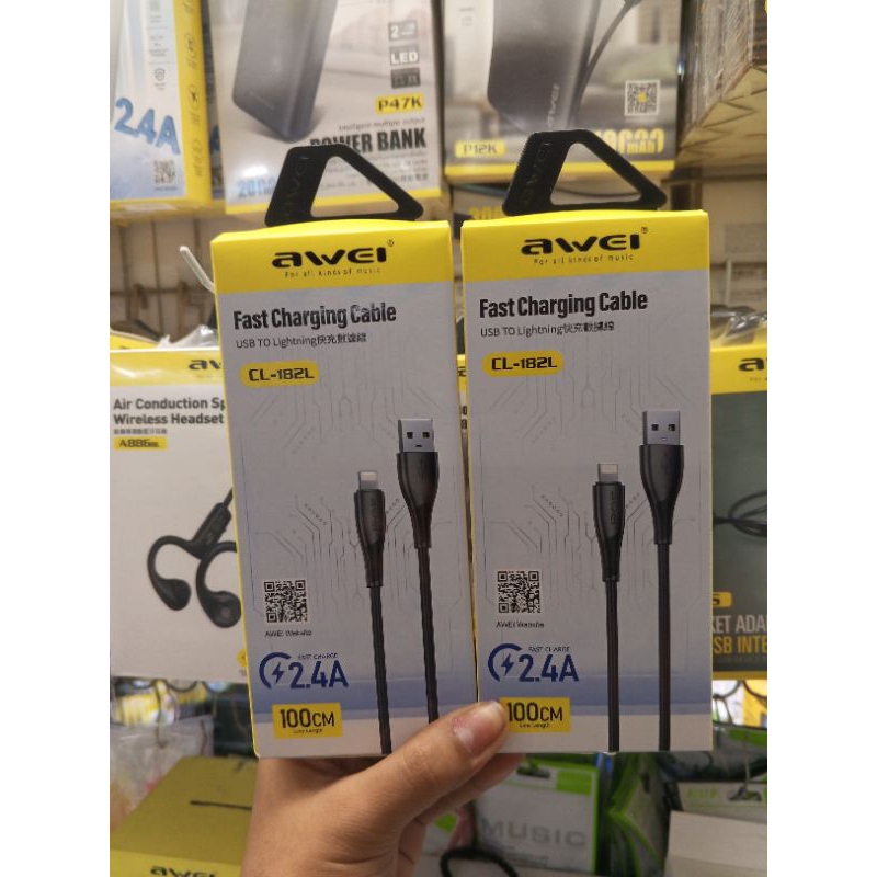 Awei Fast Charging Cable TC to iOS/TC to TC /Android/IOS/Type C ...