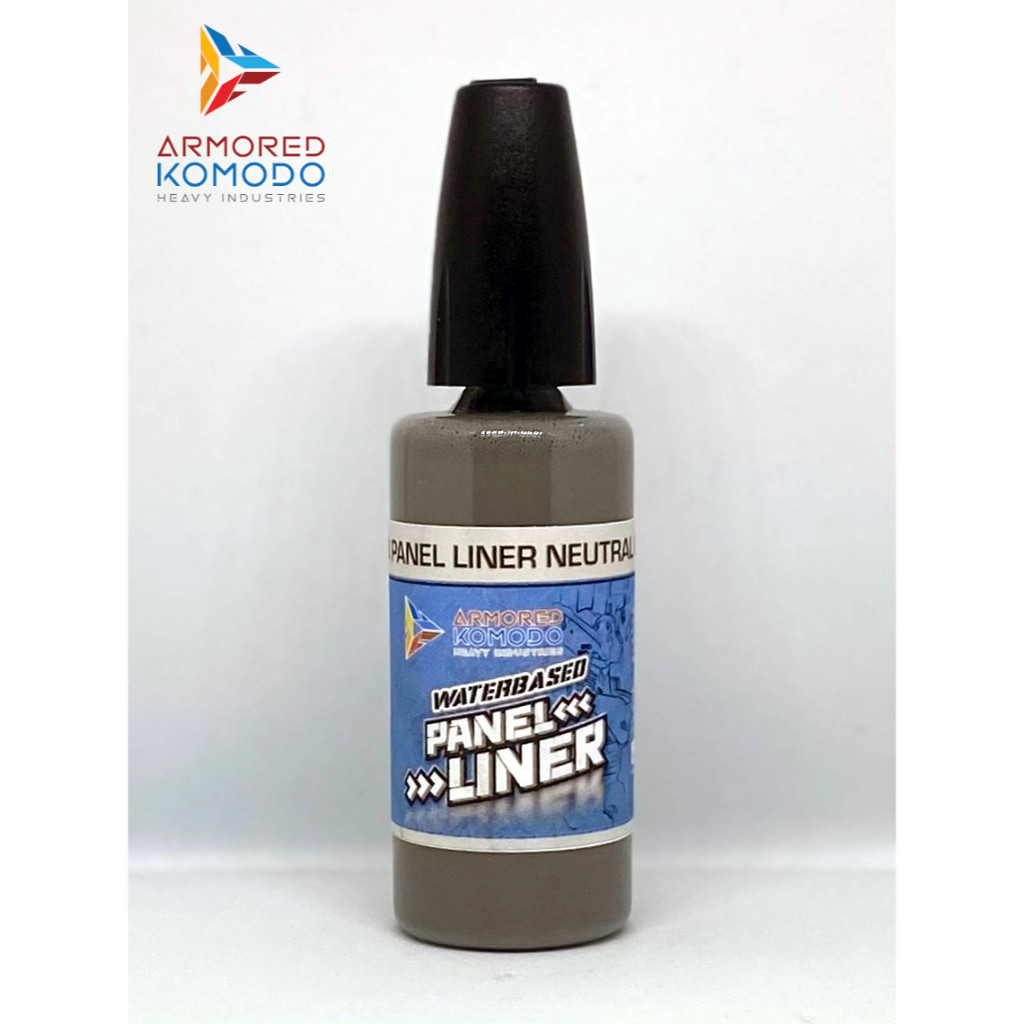 Waterbased Neutral Gray Panel Liner PH886 30ml Armored Komodo Hobby ...