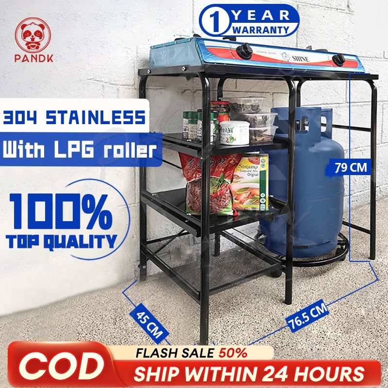 Gas Stove Kitchen Rack Gas Stove Stand Rack Multi-Purpose Combination ...
