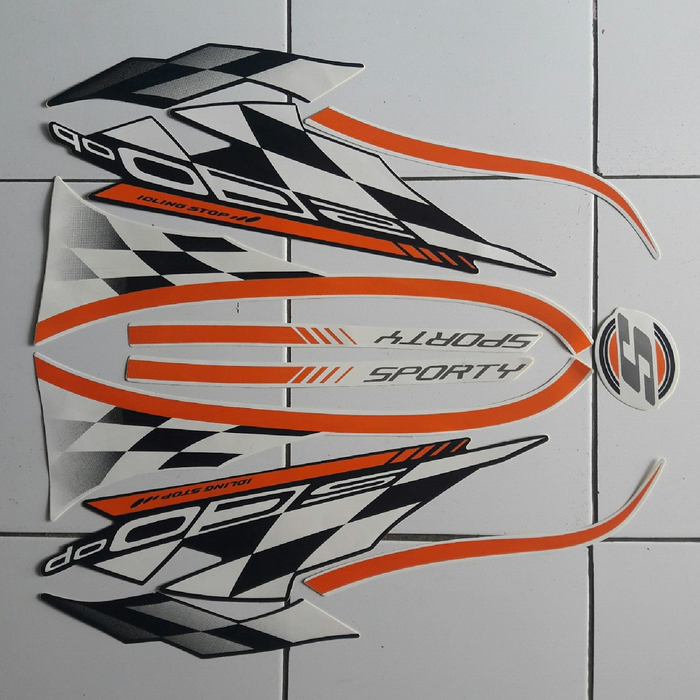 HONDA SCOOPY Stock Decal/Sticker | Shopee Philippines