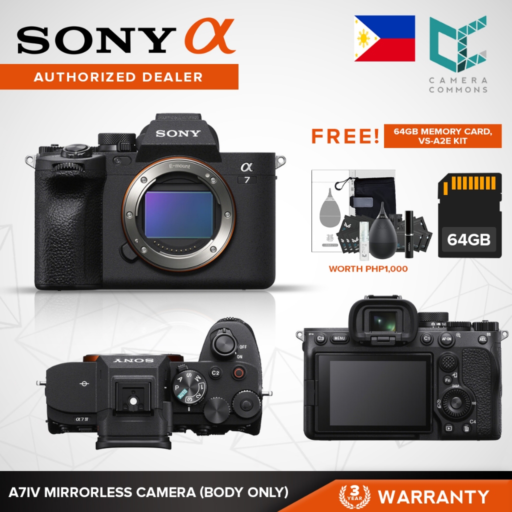 Sony A7IV Alpha Compact Full-Frame Mirrorless Camera Body Only A74 ILCE ...