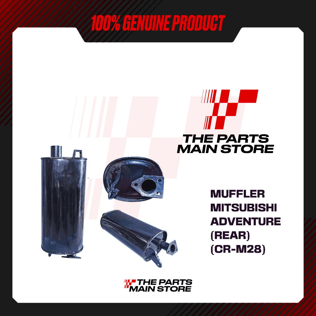 MUFFLER MITSUBISHI ADVENTURE (REAR) (CR-M28) (1pc/pack) | Shopee ...