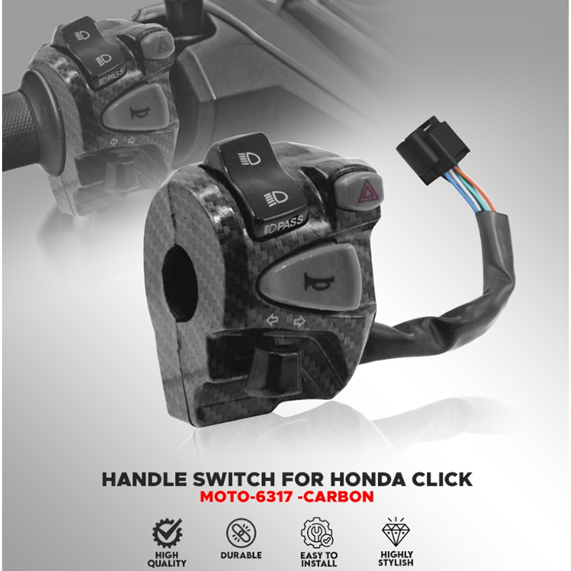 Honda Click 150i Motorcycle Domino Handle Switch With Passing Light ...