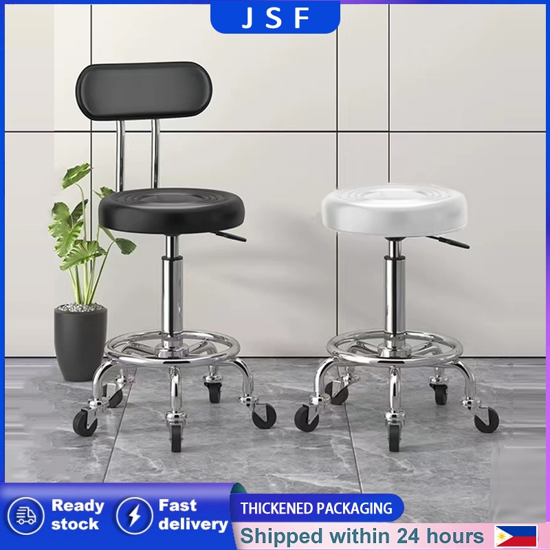 JSF Nordic Salon Stool Work Bar Stool Salon Bar Chair BeautyShop Chair ...