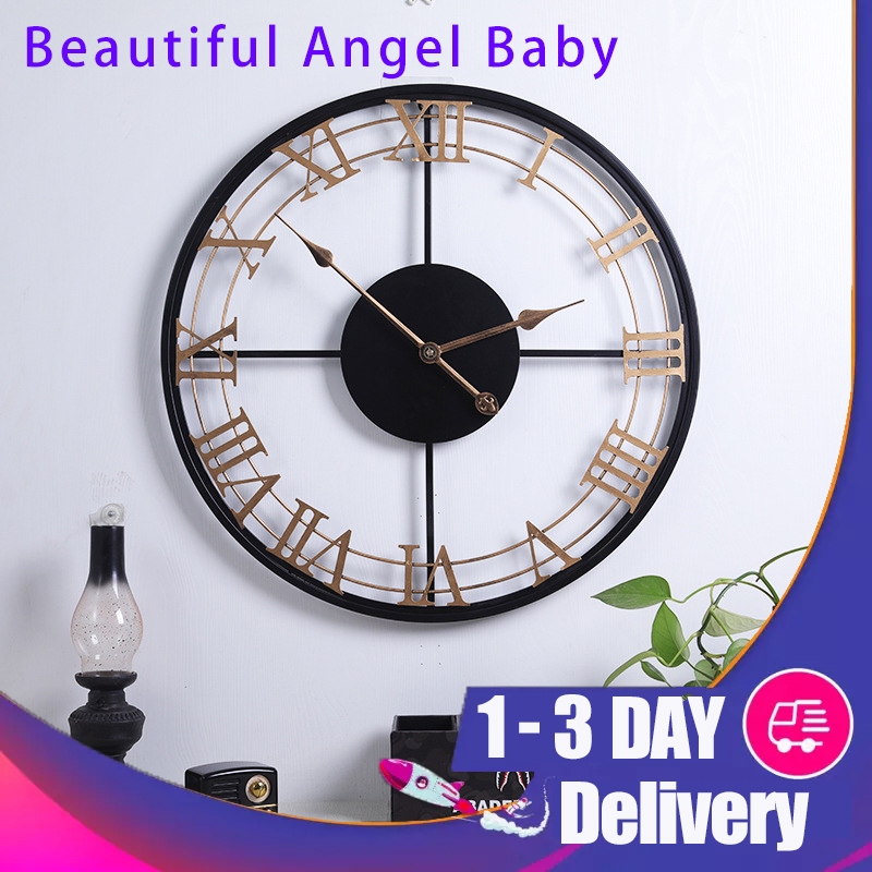 60cm Oversized Wall Watch Home Decoration Nordic Sitting Room Bedroom ...