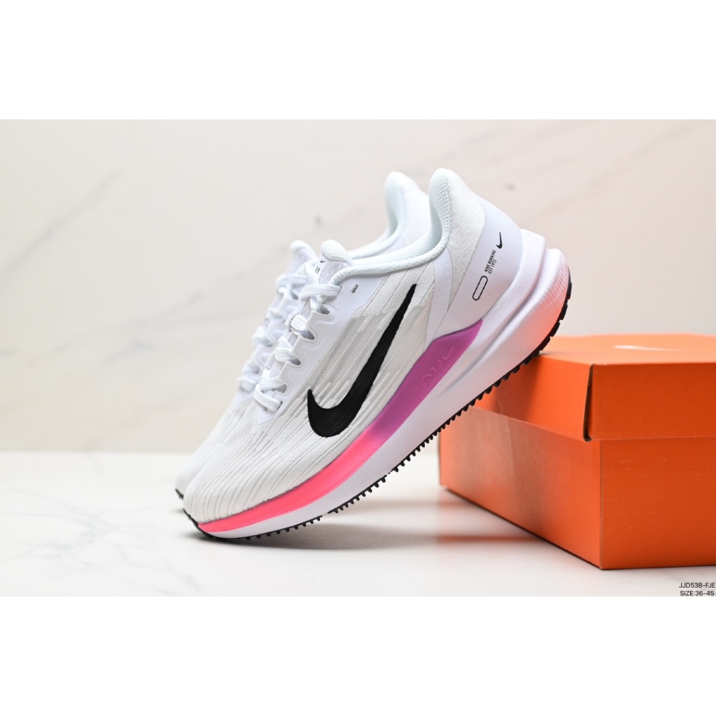 Nike Air Winflo 9 white pink ＆ blue running shoes unisex | Shopee ...