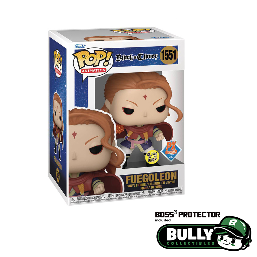 Funko POP! Animation: Black Clover - Fuegoleon GiTD (PX) 1555 With Boss ...