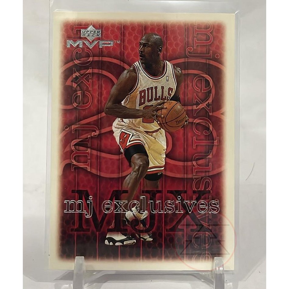 Michael Jordan 1999 Upperdeck MJ Exclusives MVP no. 206 NBA card ...