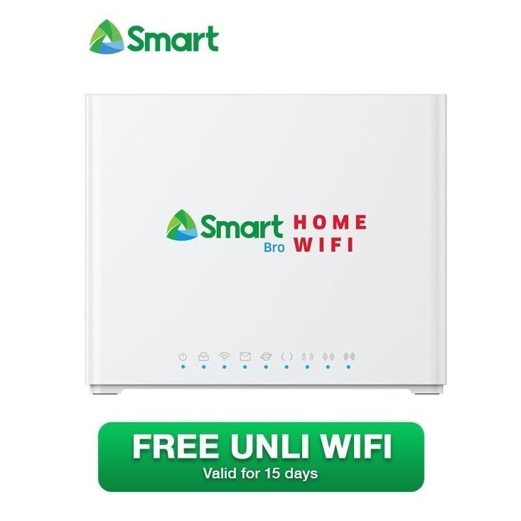 SMART Bro Home WiFi CAT6 LTE-Advanced (Evoluzn ID5L) w/ FREE! UNLI DATA for 15 days | Shopee ...