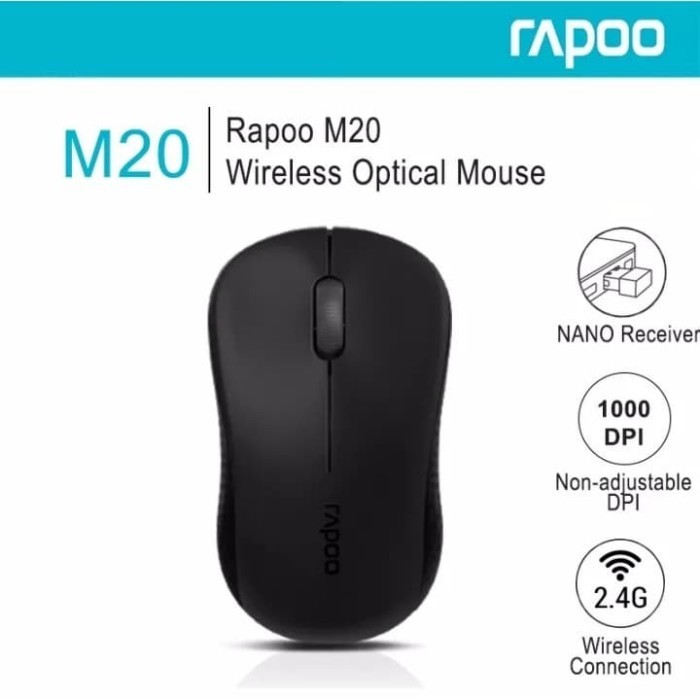 Rapoo M20 Plus Silent Wireless Optical Mouse | Shopee Philippines