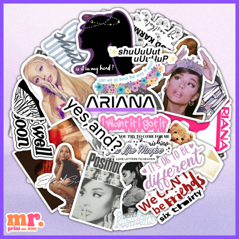 ARIANA GRANDE VOL 6 STICKERS CUTE AG7 | WATERPROOF STICKERS | Shopee ...